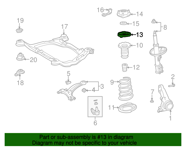 1995-2011 Toyota Seat 48471-41010 | Toyota Parts