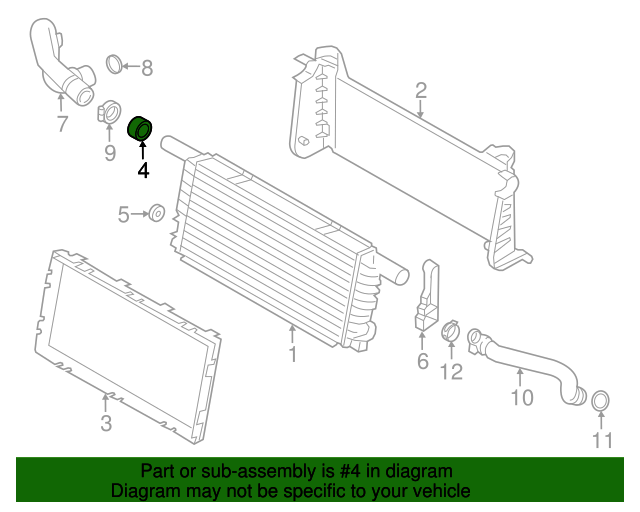 Porsche OEM Radiator Upper Mount Part# 991-106-537-01 | OEM Vehicle Parts