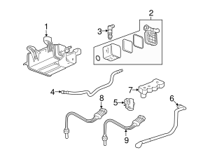 2007-2017 GM SENSOR, HEATED OXYGEN (12606671)(AC-Delco #213-4537 ...