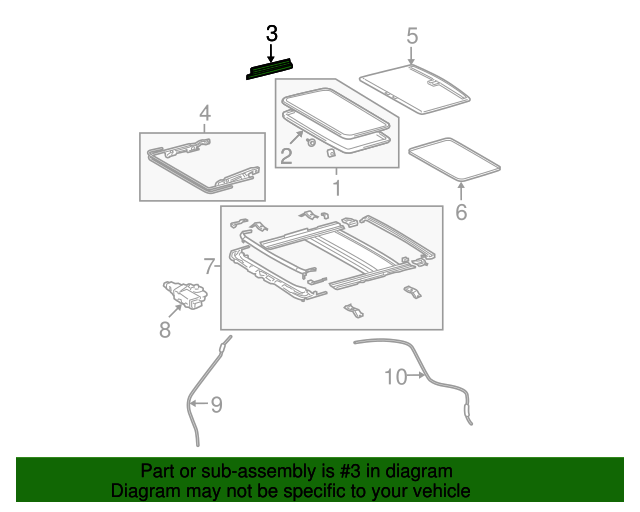 2004-2013 Toyota Trim 63217-0E010 | OEM Parts Online