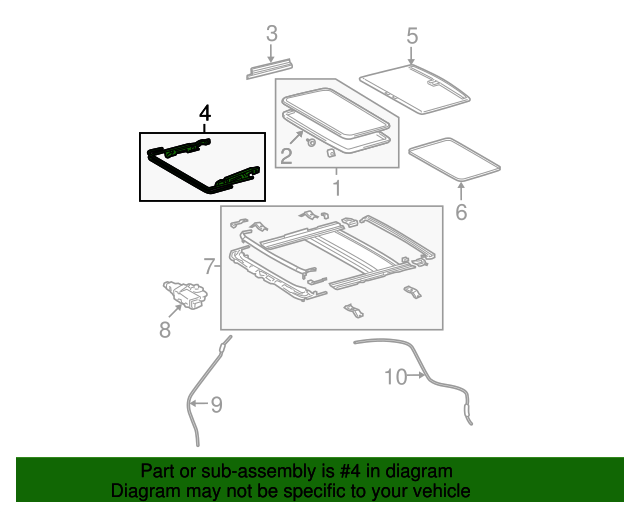 63205-0E020 - Drive Cable Assembly - 2004-2013 Toyota | OEM Genuine ...