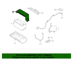 30782017 - Battery Cover - 2003-2014 Volvo XC90 | Volvo OEM Parts Direct