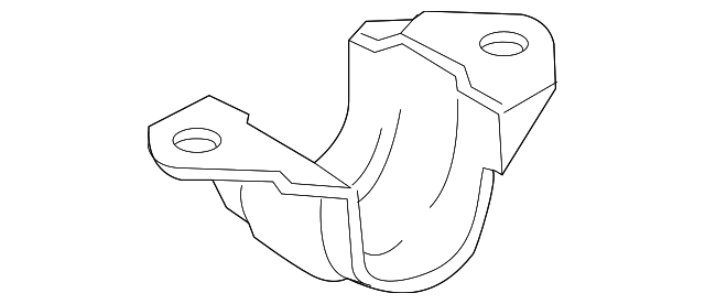 OEM BMW Stabilizer Bar Bracket For 2004-2010 BMW - Part# 33-55-6-761 ...