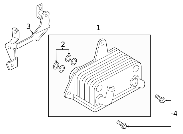 2019-2020 Ford Ranger Trans Cooler O-Ring JB3Z-7J227-A | QuirkParts