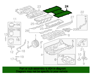2013-2023 Jaguar Manifold Gasket C2Z17248 | JaguarParts.com