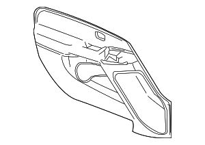 2000-2003 GM Graphite Front Side Door Armrest 12472876 ...