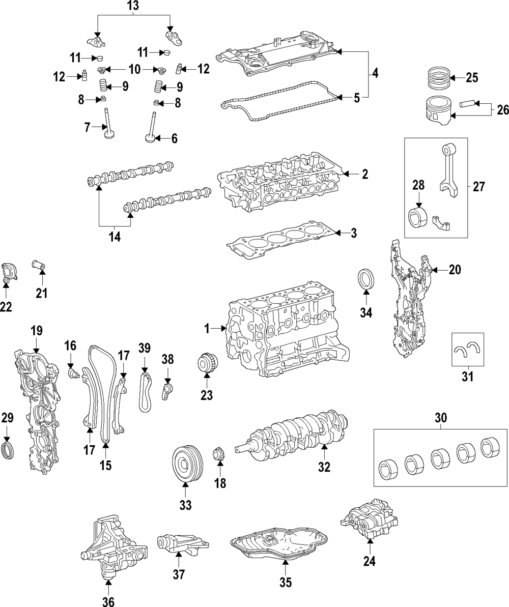 2023-2024 Toyota 2023-2024 Toyota - Engine Variable Valve Timing (Vvt ...