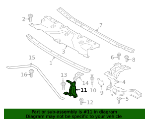Genuine BMW 51-74-7-449-412 | Lower Support | FREE Shipping on Most ...