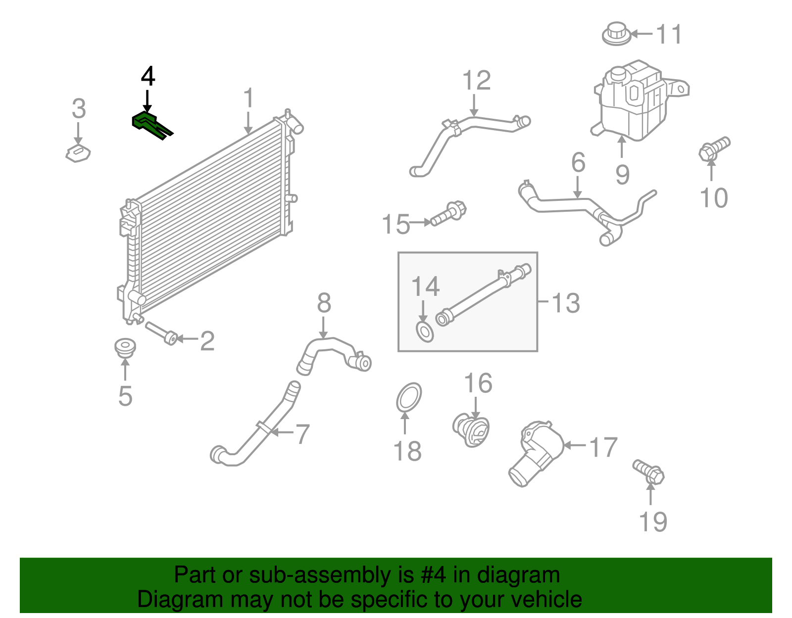 2007-2019 Ford Radiator Support Upper Bracket AE9Z-8A193-A | OEM Parts ...