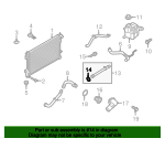 2007-2025 Ford Engine Coolant Pipe O-Ring 7T4Z-8527-A | OEM Parts Online
