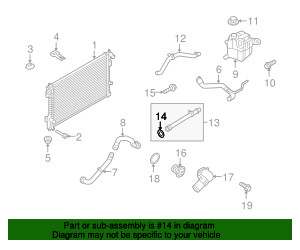2007-2023 Ford Engine Coolant Pipe O-Ring 7T4Z8527A | NewAutoParts.com