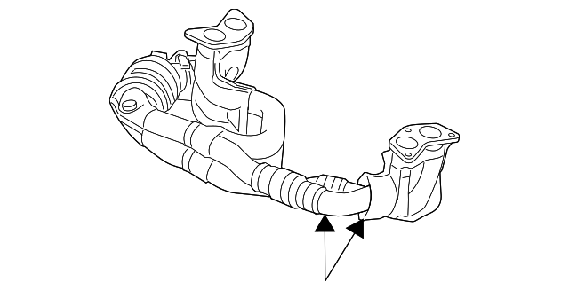 2006-2008 Subaru Exhaust Crossover Pipe 44620AA77A | Subaru Parts Store