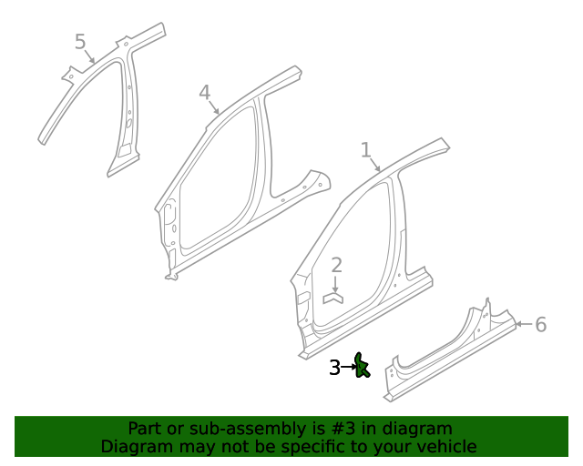 2019-2020 Kia Forte Aperture Panel Lower Bracket - Driver's Side (LH ...
