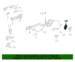 69415-60020 - Striker Cover - 2021-2022 Toyota Mirai | OEM Genuine ...