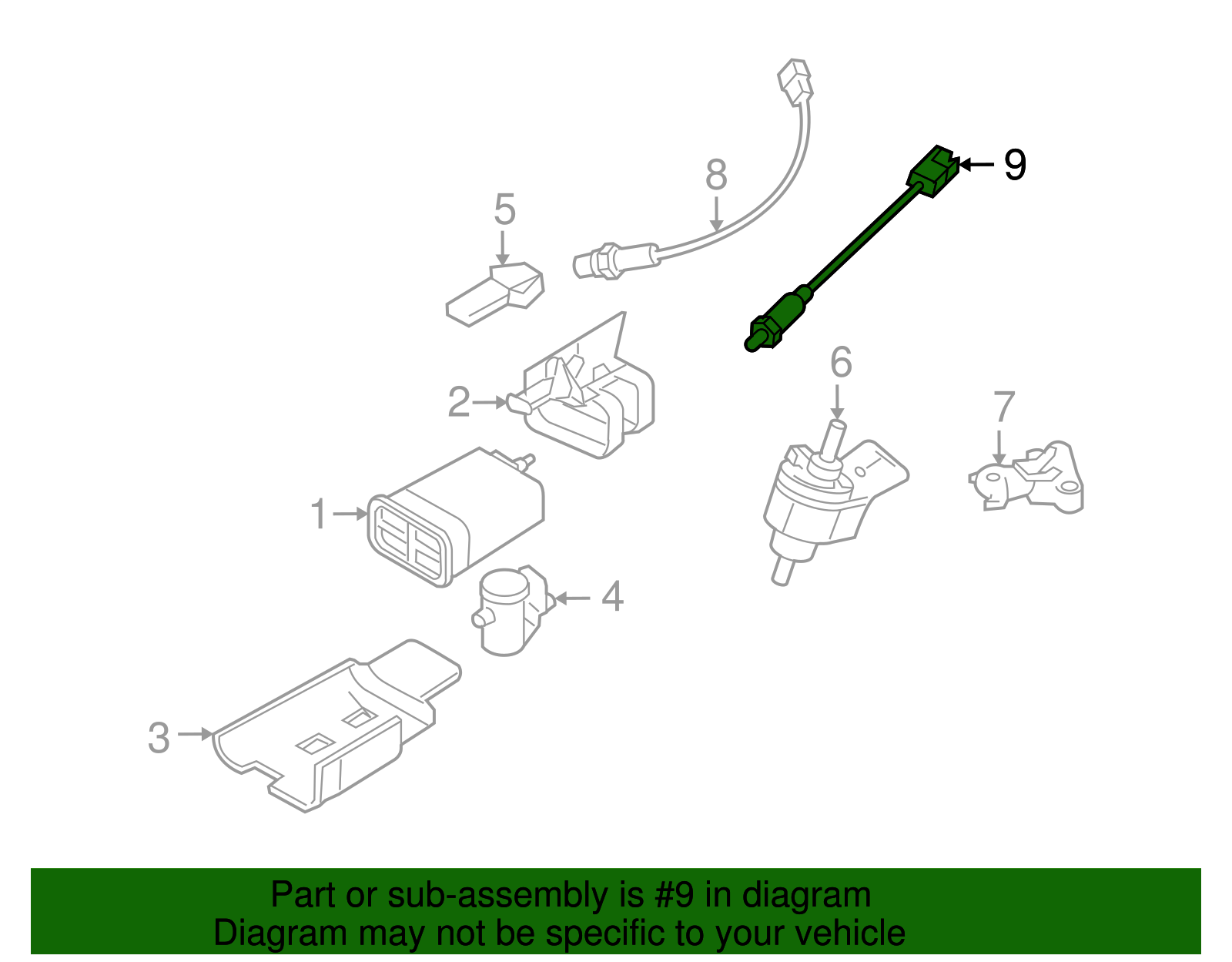 2009-2011 GM Oxygen Sensor 96951720 | OEM Parts Online
