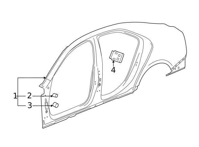 2020-2021 Cadillac CT4 Uniside Assembly 84836103 | GMPartsDirect.com