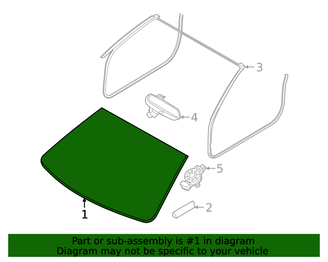 51-31-7-475-001 - Windshield - 2021-2024 BMW | BMWPartsHub