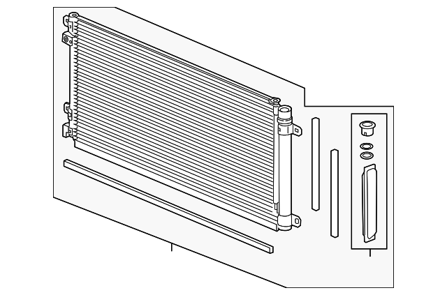2016-2021 Honda Civic Condenser 80100-TBC-A02 | Honda Factory Parts