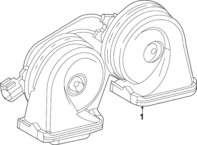 2023-2024 GM Horn 85136991 GM | GMPartsDirect.com