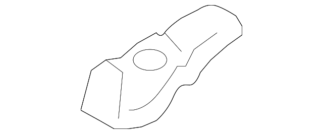 2005-2012 Toyota Avalon Bumper Cover Support Rail (Left, Rear) 52156 ...