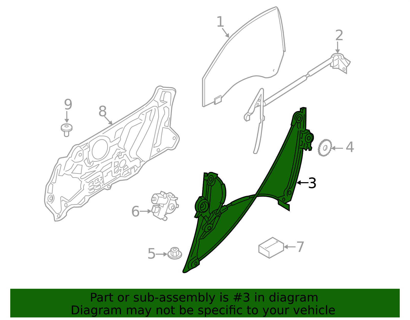 51-33-8-497-028 - Window Regulator 2019-2024 BMW | BMW Parts Warehouse