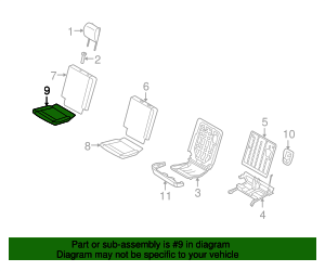 2007-2013 BMW X5 Seat cover leather 52-30-7-170-212 | AutoNationParts.com