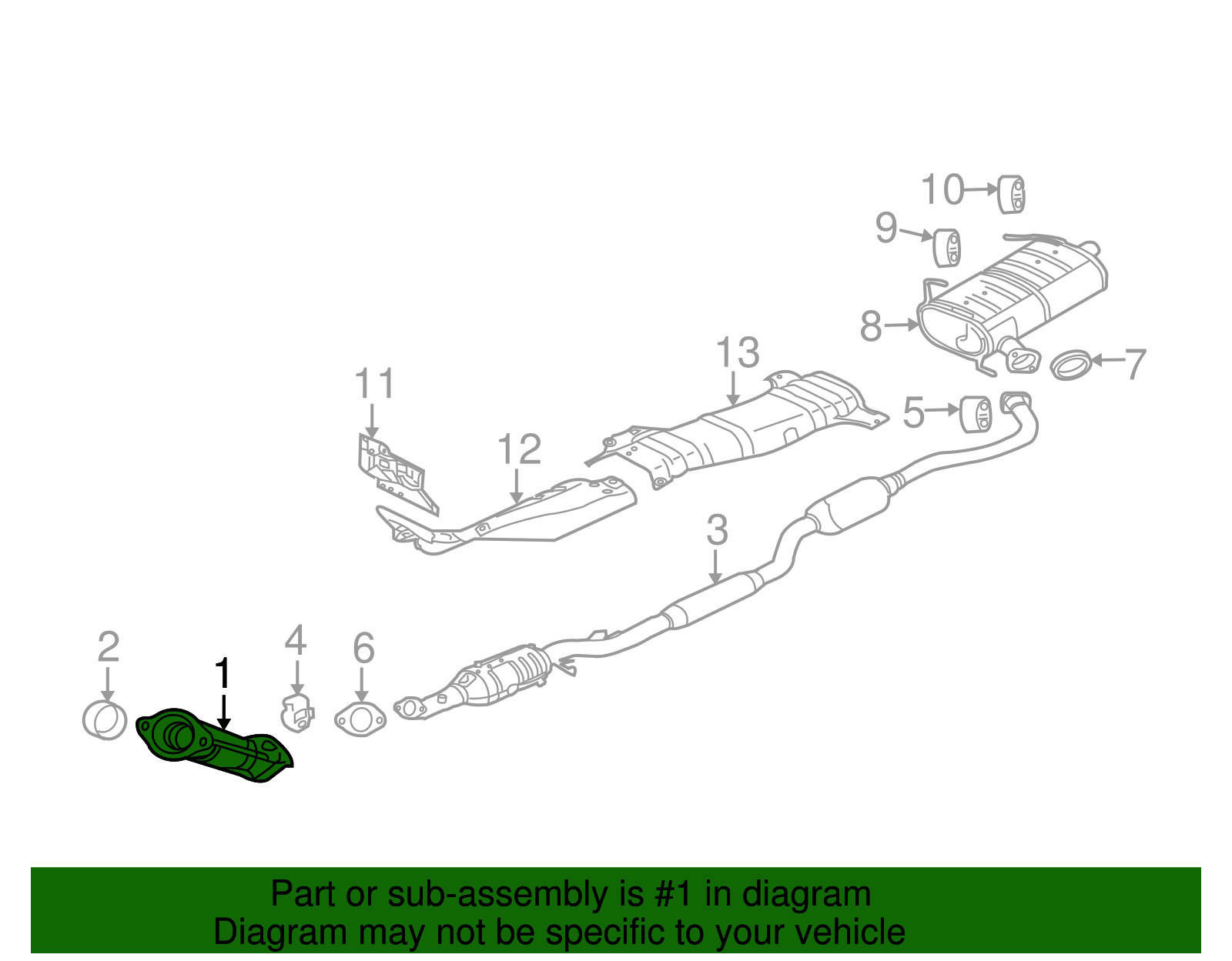 1570C008 - Front Pipe 2014-2020 Mitsubishi Outlander | Mitsubishi ...