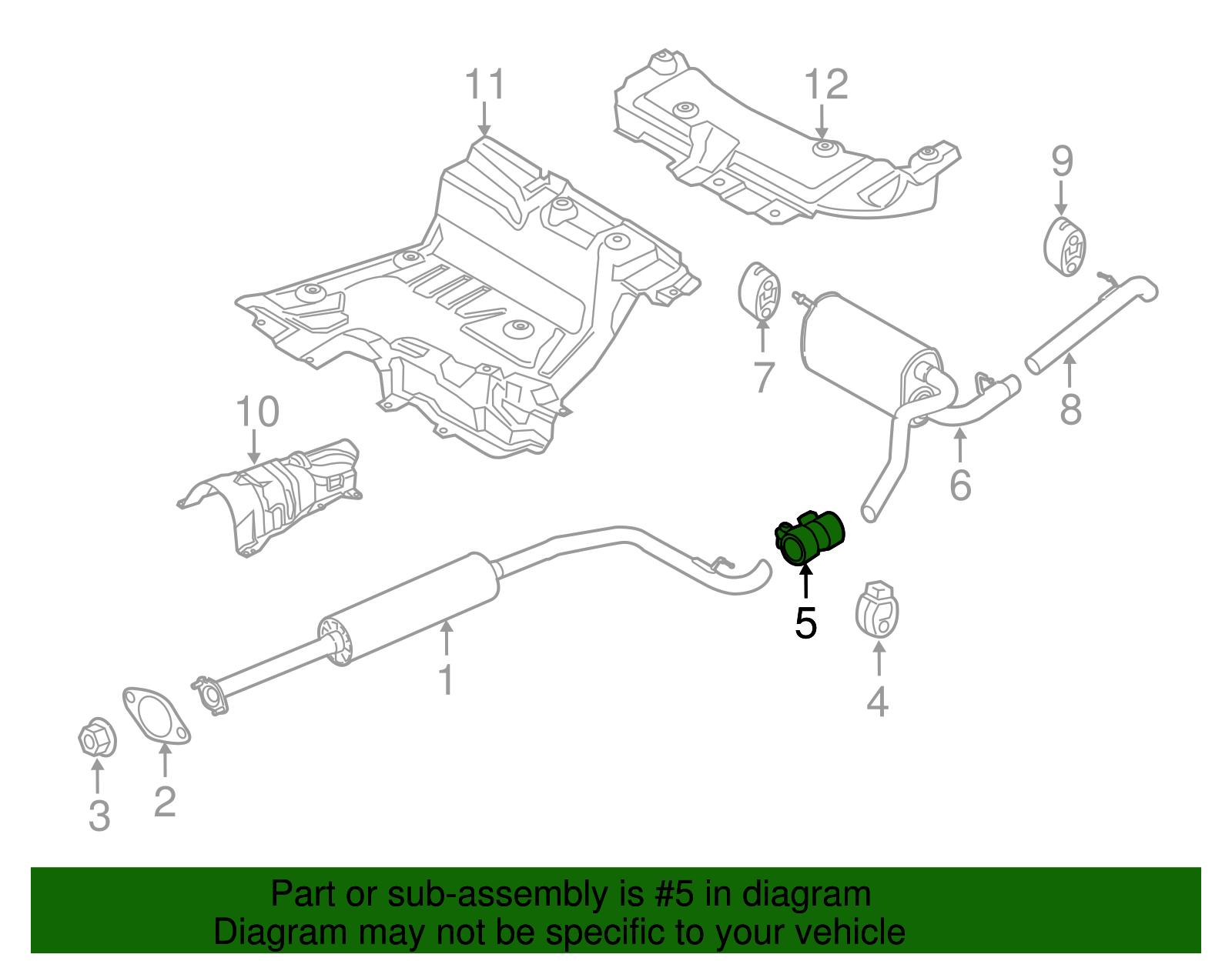 Genuine OEM Ford Part - Clamp NU2Z-5K256-A | Genuine OEM Ford Parts ...