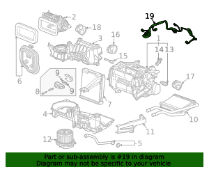 2020-2022 Chevrolet Corvette Air Conditioning Wiring Harness 84815537 ...