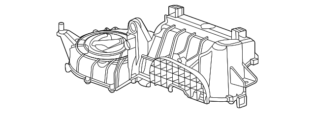 2020-2022 Chevrolet Corvette Air Conditioning Evaporator Upper Case ...