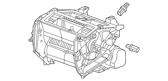 84893145 - Air Conditioning Evaporator and Blower Case 2022 Chevrolet ...