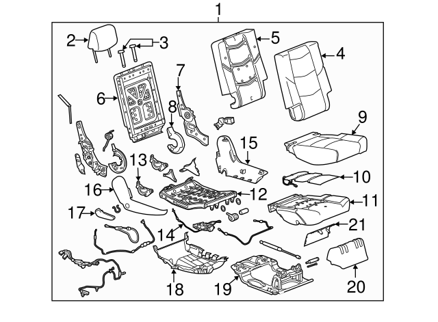 2018-2020 GM Outer Finish Panel 84171537 | GMPartsDirect.com