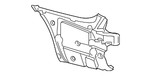 51127387299 - 2017-2020 BMW Side Support (51-12-7-387-299) | BMW of ...