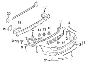 51127387296 - 2017-2020 BMW Reinforced Panel (51-12-7-387-296) | BMW of ...