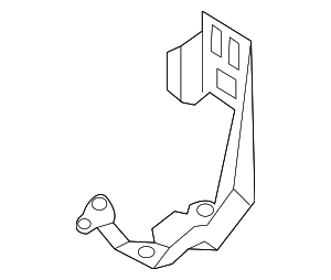 205-505-00-41 - Expansion Tank Bracket 2015-2021 Mercedes-Benz ...