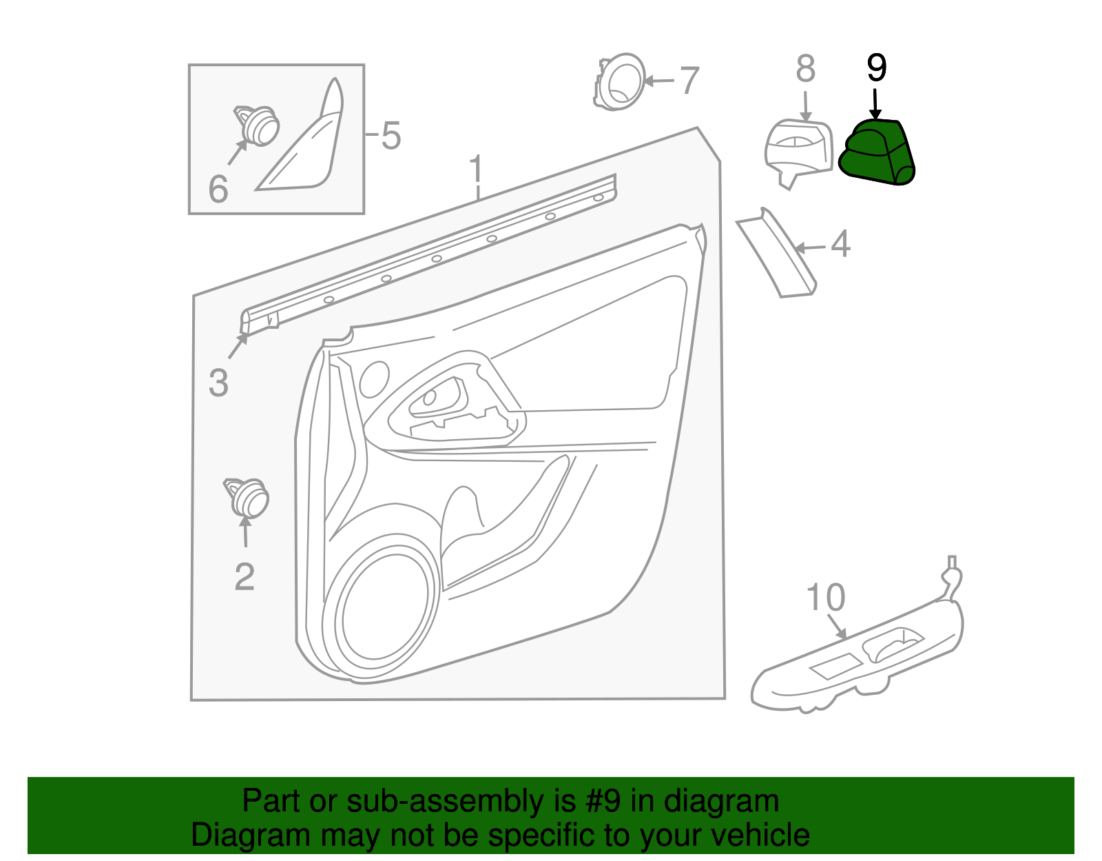 2006-2012 Toyota RAV4 Window Switch 84820-0R010 | Toyota Parts Center