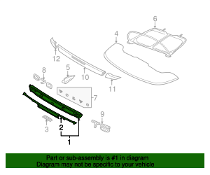 2006-2013 Volvo C70 Molding Assembly 30787869 | Genuine Volvo ...