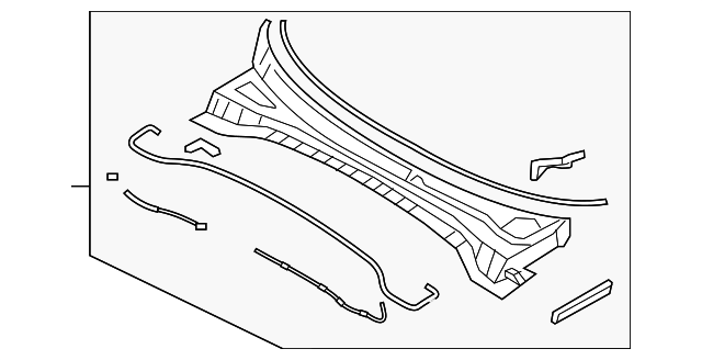 86150-D3200 - Cowl Grille - 2016-2021 Hyundai Tucson | World OEM Parts ...