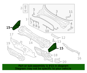 2016-2021 Hyundai Tucson Side Panel 66728-D3000 | OEM Parts Online
