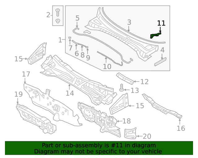 Hyundai - 86153-D3000 - Side Cover - 2016-2021 Hyundai Tucson | OEM ...