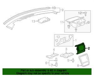 22952707 - OEM GM Column Cover | GMPartsCenter.net | GM Parts Center