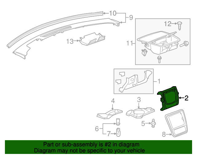 22952707 - OEM GM Column Cover | GMPartsCenter.net | GM Parts Center