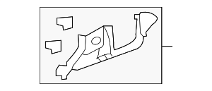 2013-2017 GMC Very Dark Cashmere Instrument Panel Knee Bolster 22938742 ...