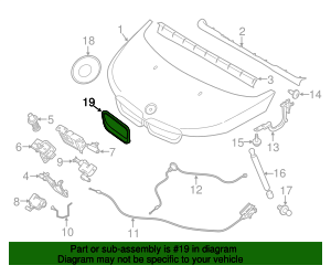2014-2021 BMW Hood Molding 51-13-7-352-702 | AutoNationParts.com