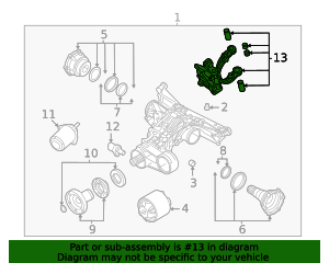 2018-2024 Audi Couple & Flange Mount Kit 0B0-598-082 | OEM Parts Online