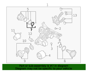 0B0-598-074 - Drive Axle Shaft Seal 2017-2024 Audi | AutoNationParts.com
