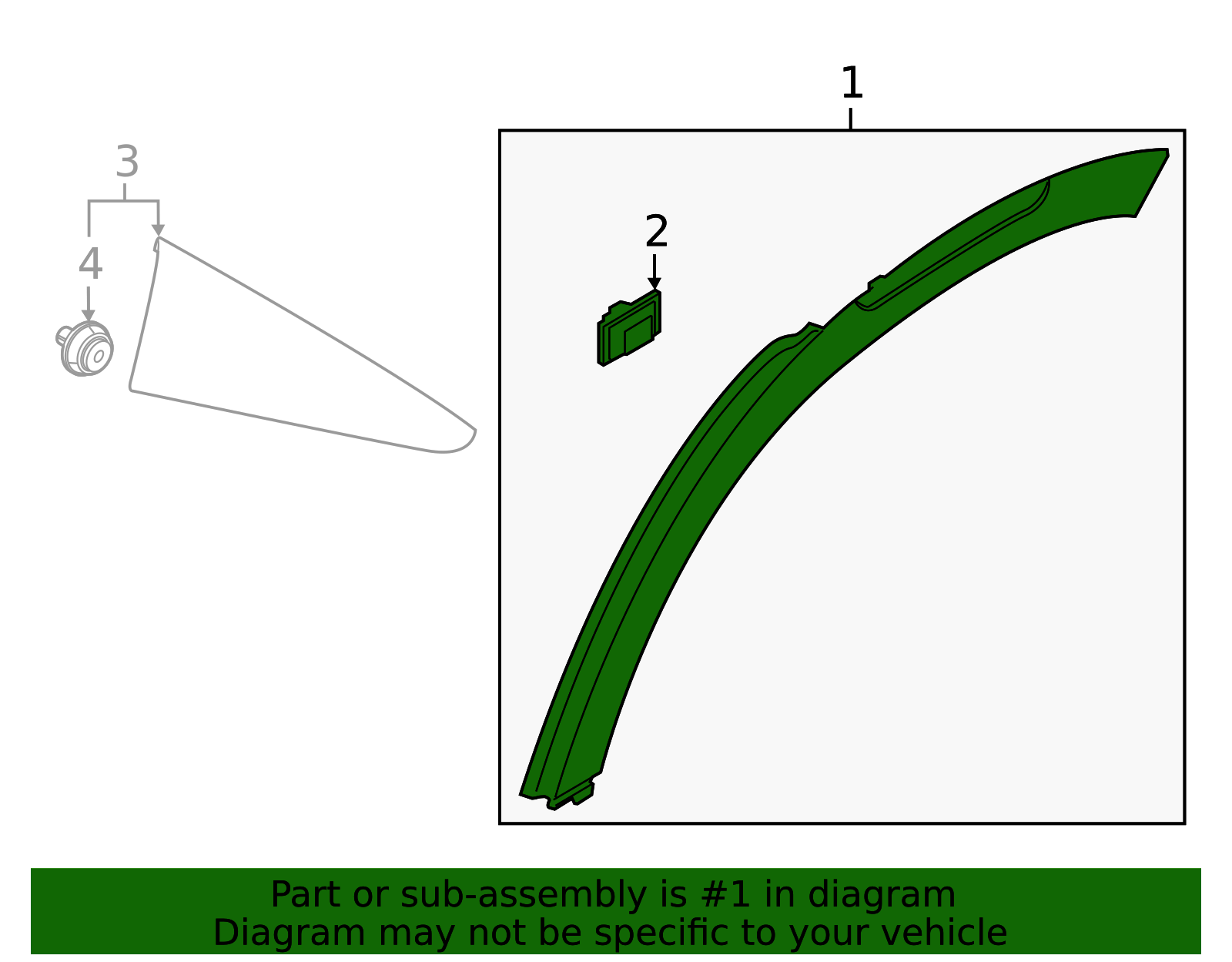2020-2025 Hyundai Venue Wheel Opening Molding 87742-K2010 | Retail ...