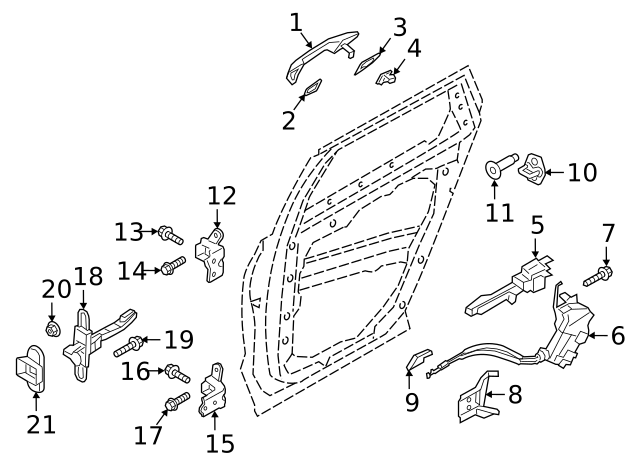 81410-S8010 - Lock Actuator 2020-2022 Hyundai Palisade ...