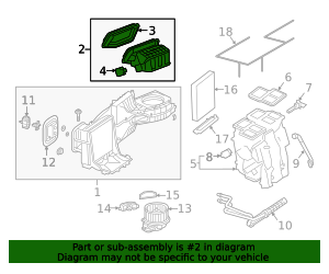 2019-2023 Mercedes-Benz Intake Case 247-830-33-02 | MB OEM Parts