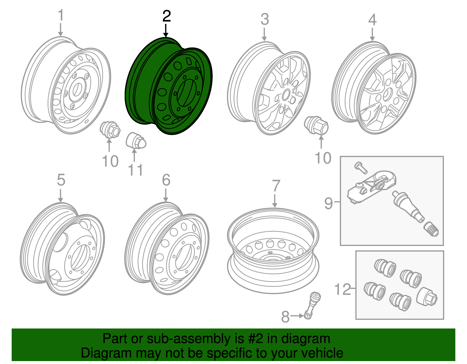 2015-2024 Ford Wheel, Steel CK4Z-1015-C | OEM Parts Online